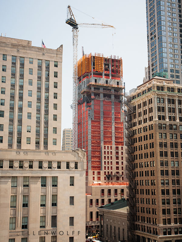 Ellen Wolff Photographer:99 Church Street, NYC, under construction ...